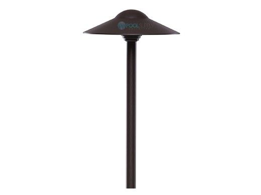 Sollos Dome Hat LED Path Light Fixture | 8.3" Hat 18" Stem ...
