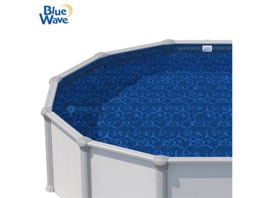 33' Round Uni-Bead Above Ground Pool Liner | Pebble Cove Pattern | 52 ...