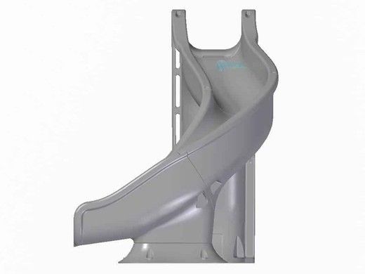 Global Pool Products Side Winder Swimming Pool Slide | Right Turn ...