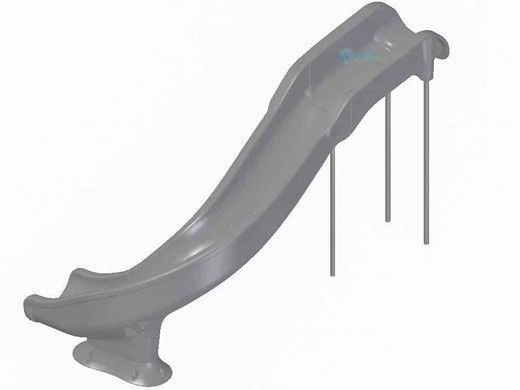 Global Pool Products Landscape Slide Swimming Pool Slide with LED Light ...