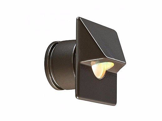 FX Luminaire PO 1LED Wall Light | Square | Antique Bronze | PO-1LED-SQ-AB