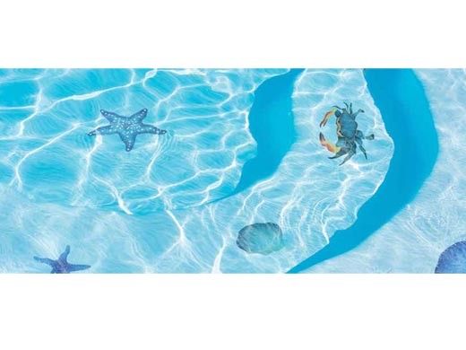 Artistry In Mosaics Starfish Mosaic | Blue - 10" | STABLM | Pool Supply ...