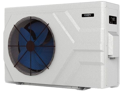 Moov Inverter Variable Speed Heat Pump | Up to 18,000 Gallons | 65,000 ...