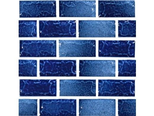 National Pool Tile Maui 1x2 Series | Cobalt | MAU-COBALT1X2 | Pool ...
