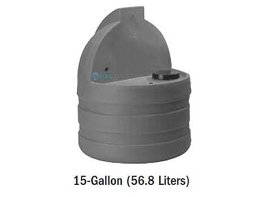 Stenner 15 Gallon STS Poly Tank UV Gray | STS15GC | Pool Supply Unlimited