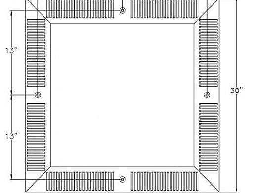 Aegis Anti-Entrapment Shield - 30" x 30" | Pool Supply Unlimited