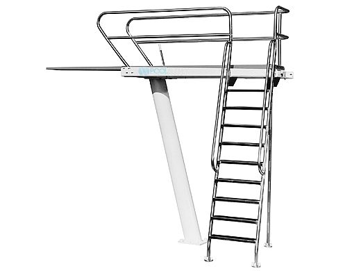 S.R. Smith Deluxe Tower 3 Meter, Left Mount | CAT-3M-203L | Pool Supply ...